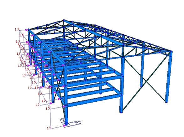 [midas Gen Basic Tutorial] Plant Structure